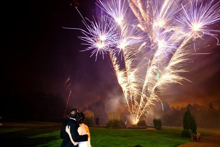 The Best Fireworks for Capturing Wedding Photographs