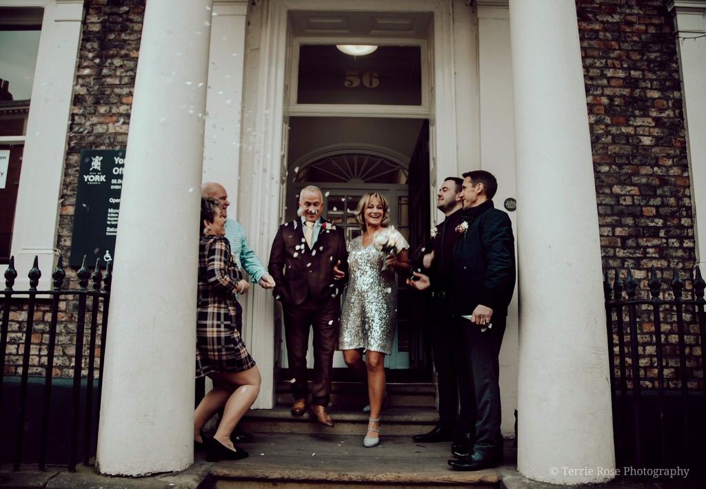 York Registry Office wedding - Lynn and Martin's intimate York wedding